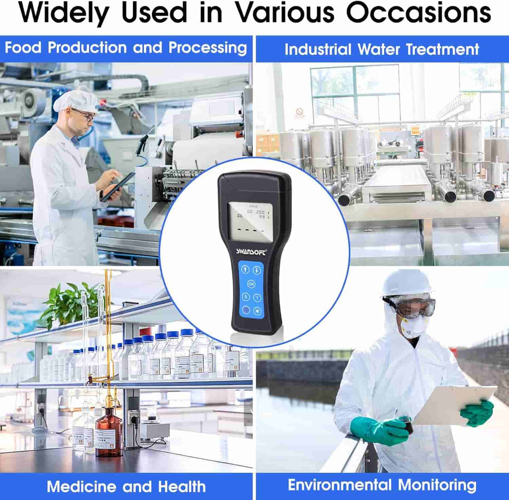 Portable ATP Fluorescence Detector, Handheld Surface Cleanliness Teste ...